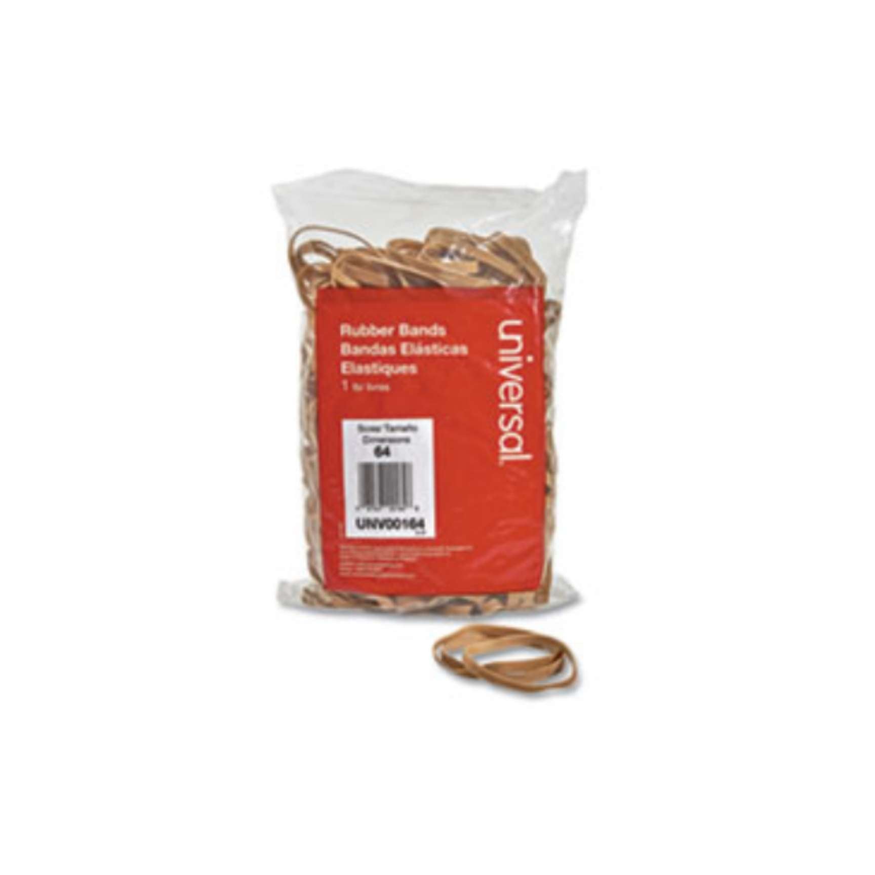 Universal Rubber Bands, Size 64, 320 bands/1lb Pack