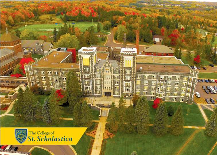 St. Scholastica Postcard - All Designs
